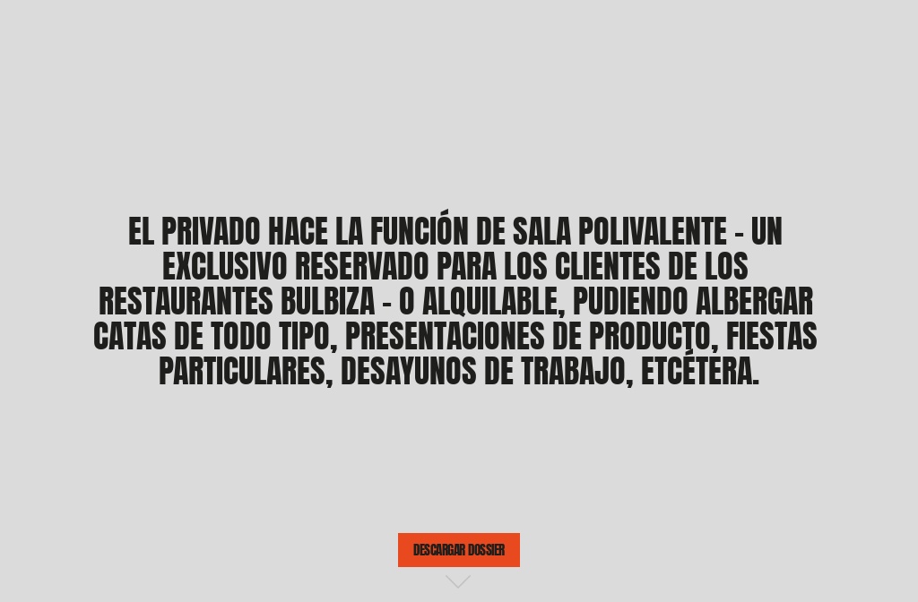 El Privado - Qué es