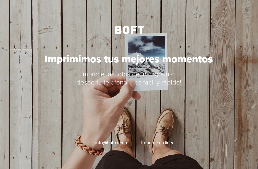 Boft Costa Rica — Instagram Printing Machines