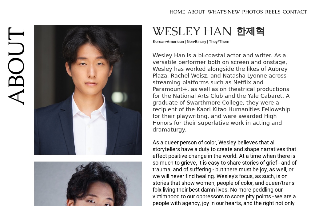 Wesley Han — About