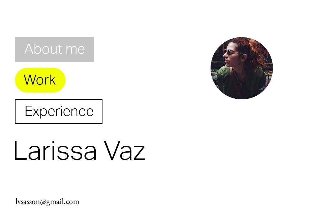 Larissa Vaz Work - Home