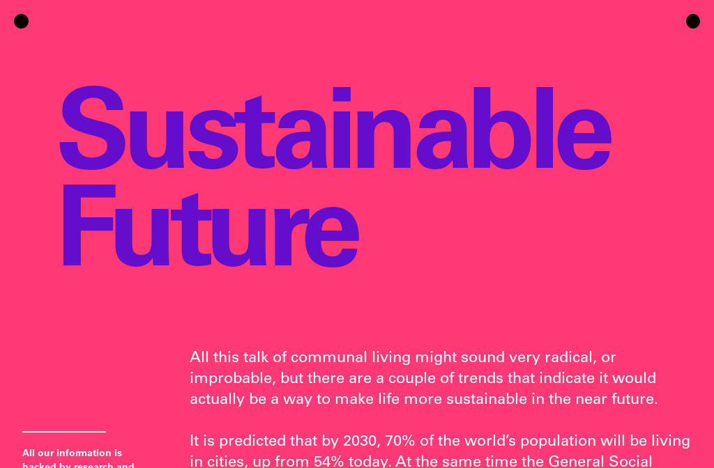 One Shared House 2030 — Sustainable Future