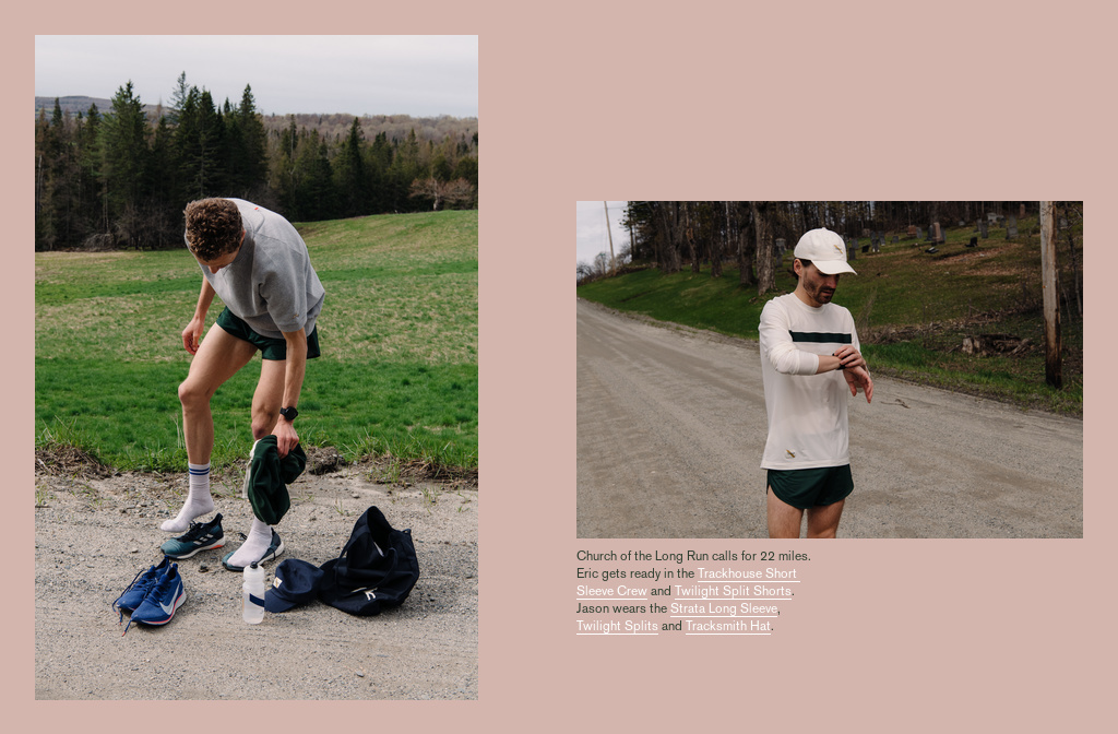 Camp Tracksmith — Camp Tracksmith 2019 | Tracksmith Running Summer ...