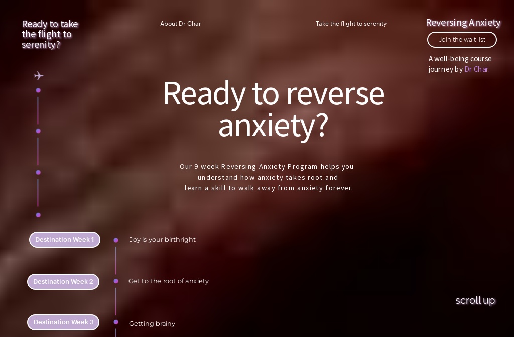 Reversing Anxiety