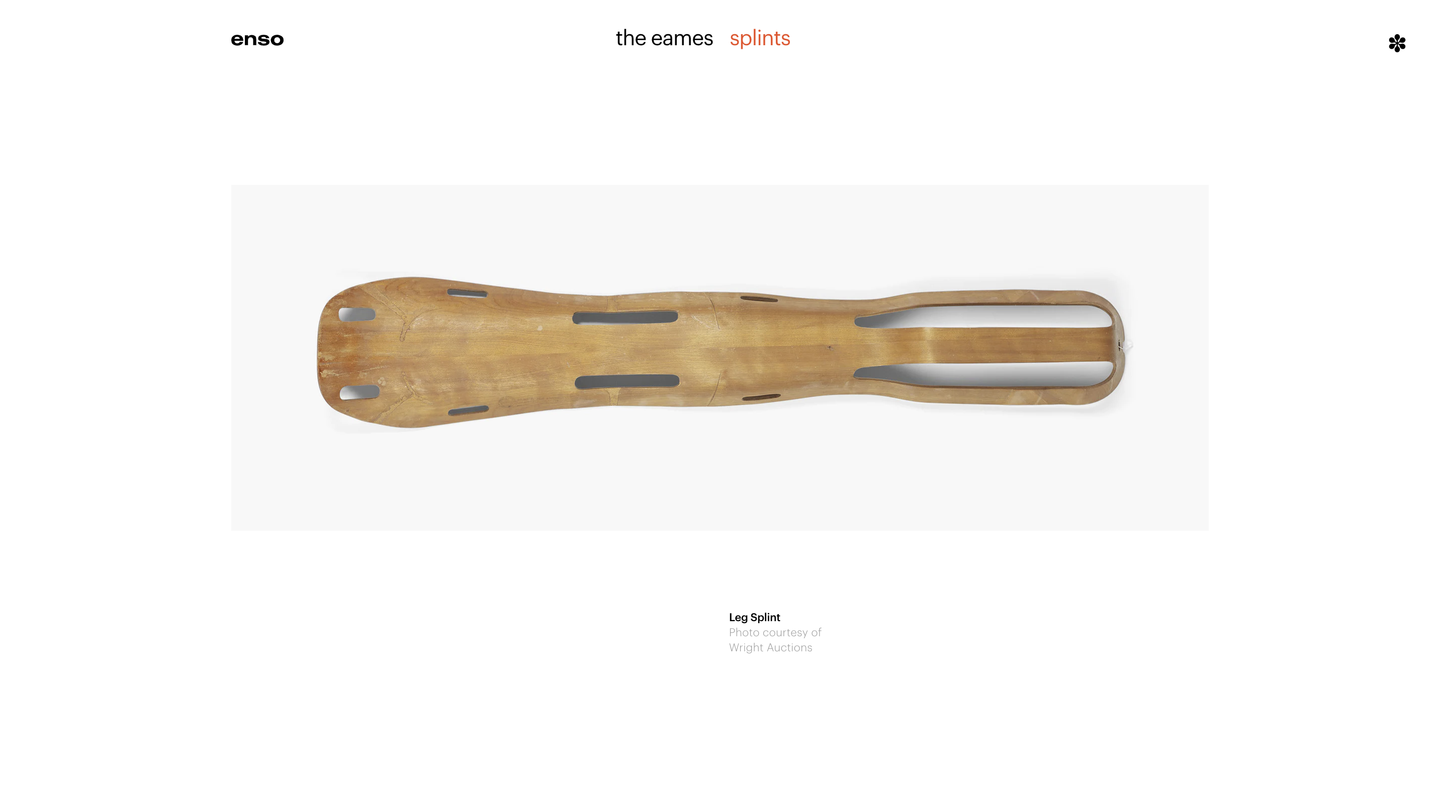 Charles & Ray Eames: Splints