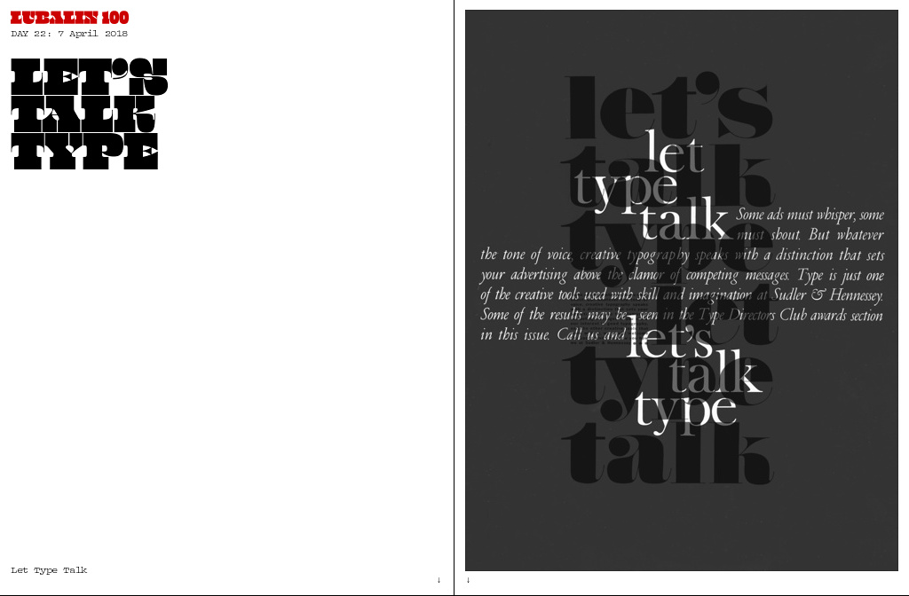 Lubalin 100 — Lubalin 100: Day 22