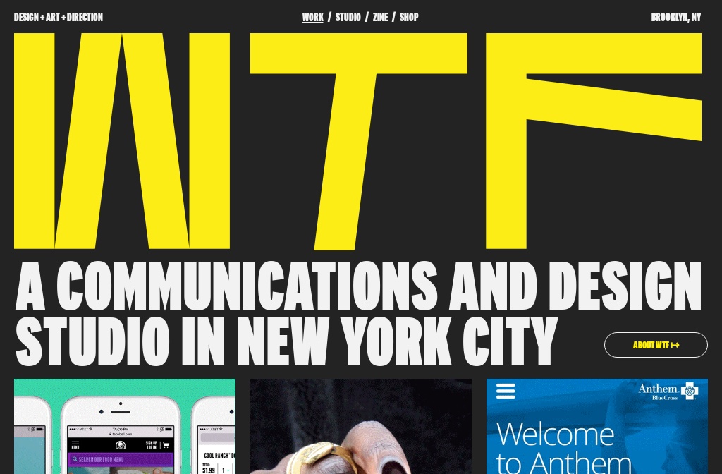WTF.studio — The creative practice of Able Parris