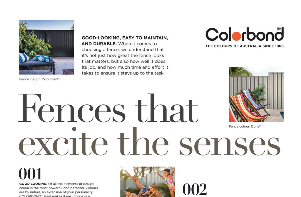 The Fence - May / June — Colorbond