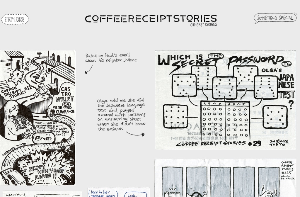Coffee Receipt Stories — Others Stories