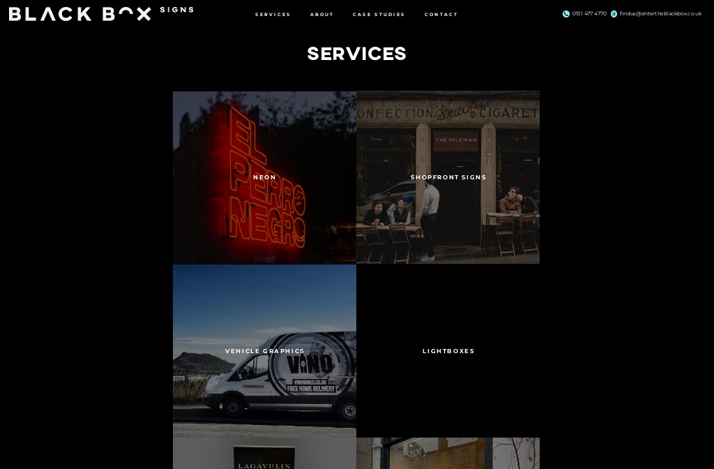 Black Box Signs | Van and Car Wrapping | Neon & Illuminated Signage ...