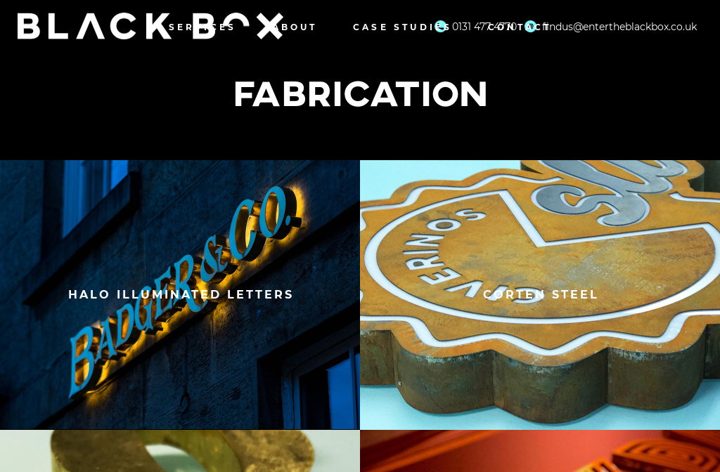 Black Box Signs | Van and Car Wrapping | Neon & Shop Illuminated ...