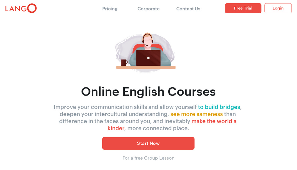 LangO | Online English training