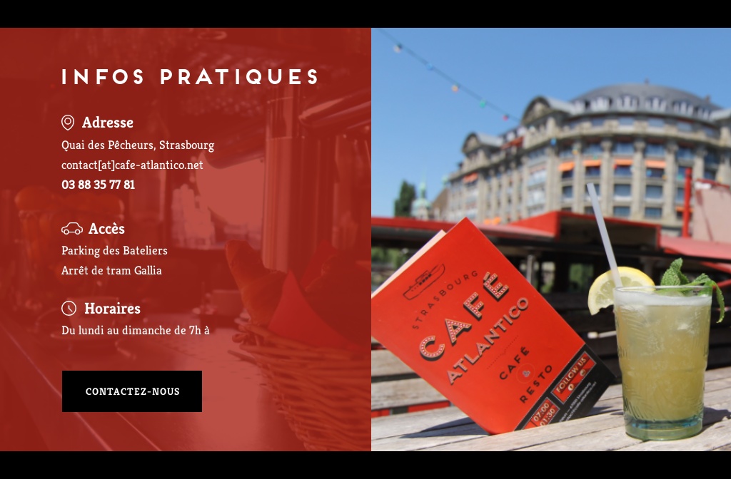 Café Atlantico - Info pratiques