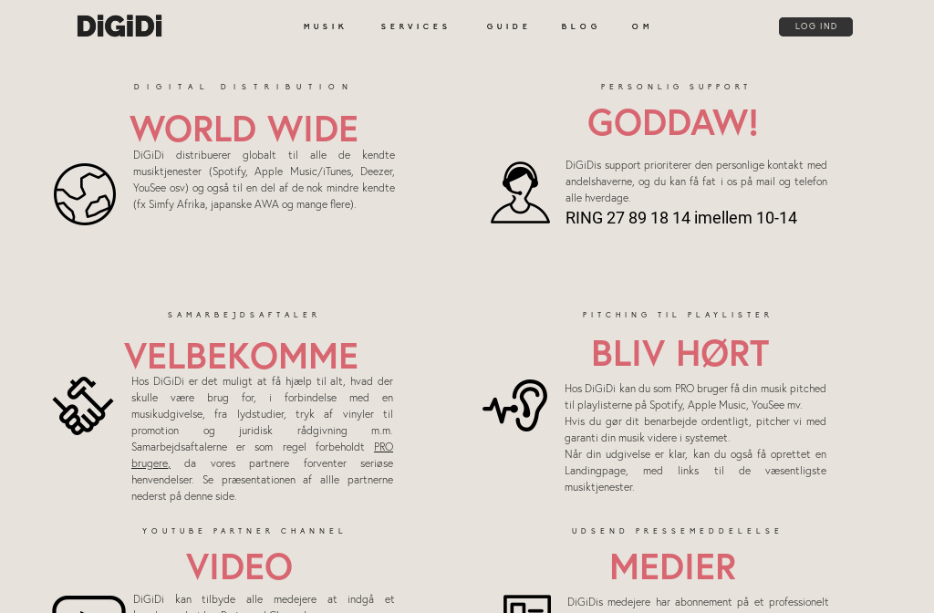 Services — Samarbejdsaftaler