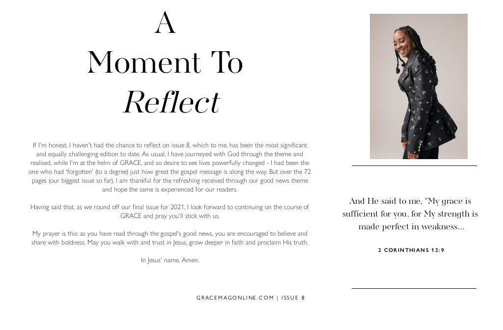 Grace Magazine Online | Issue 8 — Grace Magazine | Issue 8 | A Moment ...