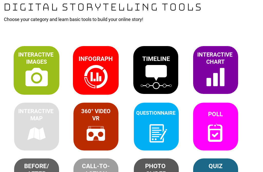 Digital Storytelling Tools