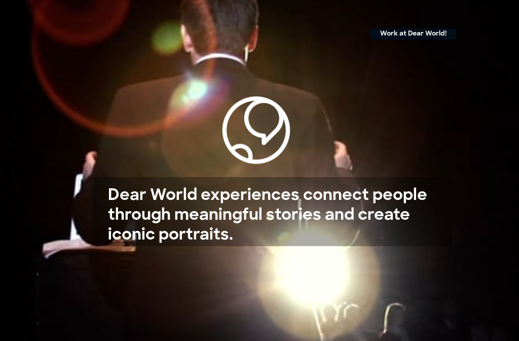 A series of meaningful photos, videos and speeches that connect people.