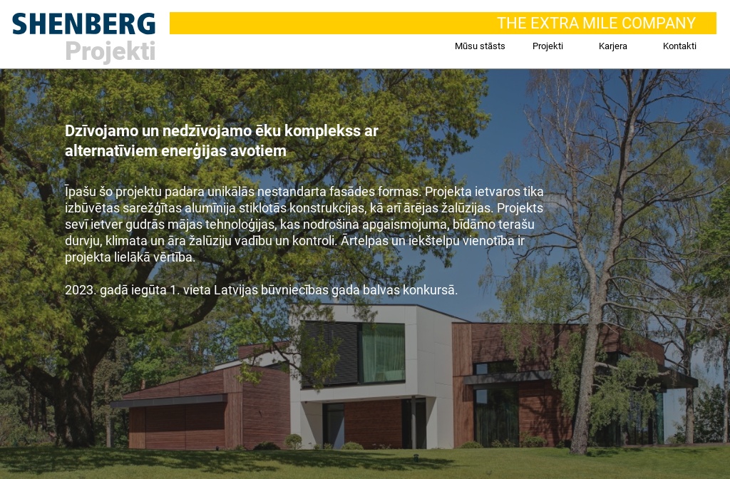 SHENBERG - construction project management — Landing page SHENBERG Ltd