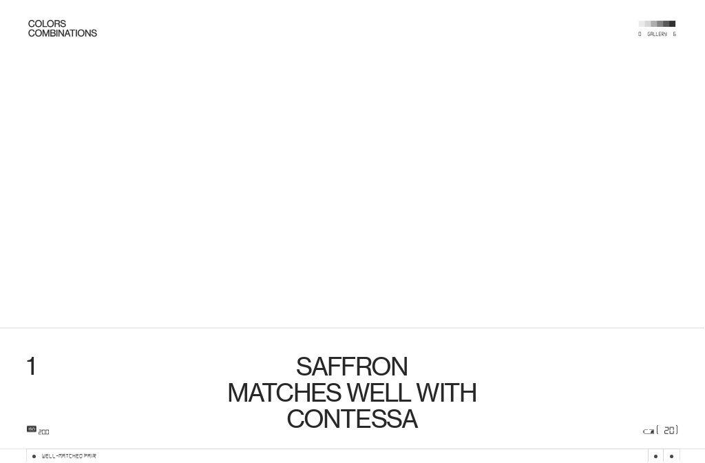 Colors Combinations — Saffron Info