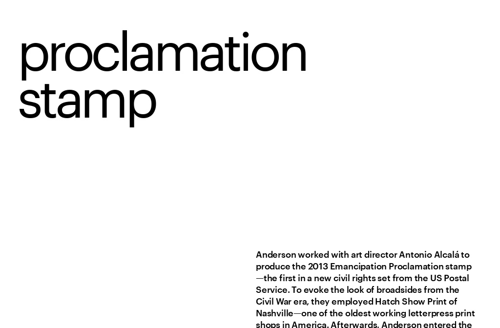 Readymag Stories: Gail Anderson