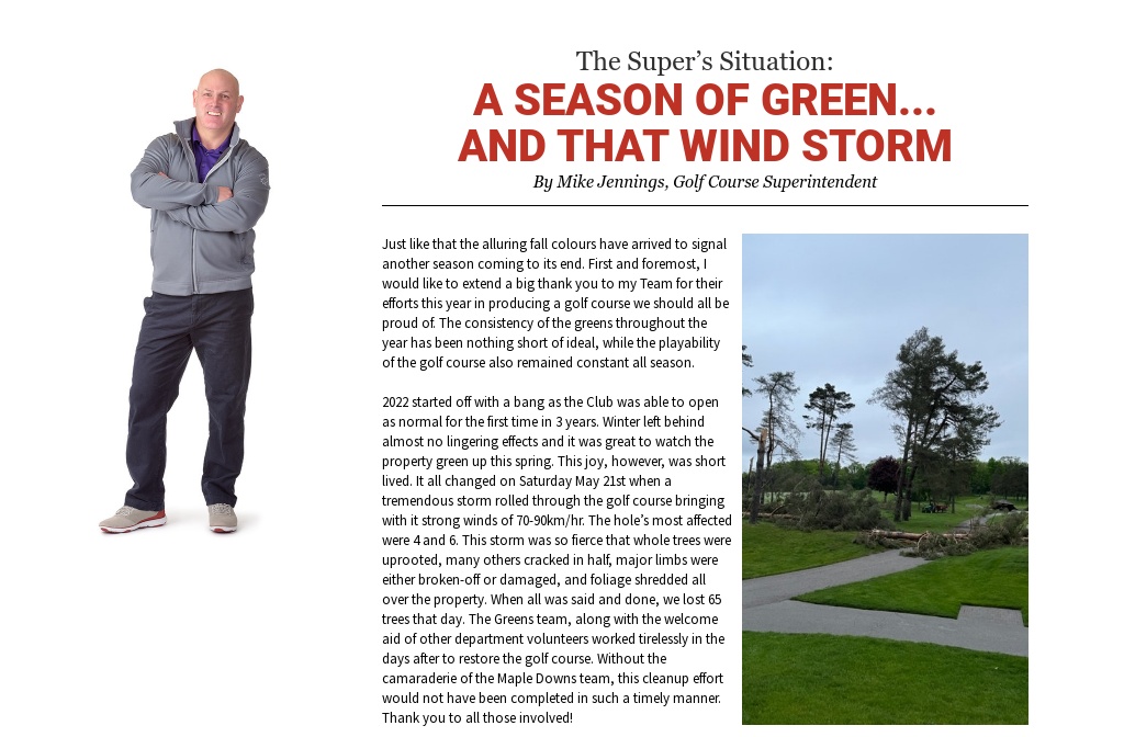 Maple Downs - November 2022 — Page 5