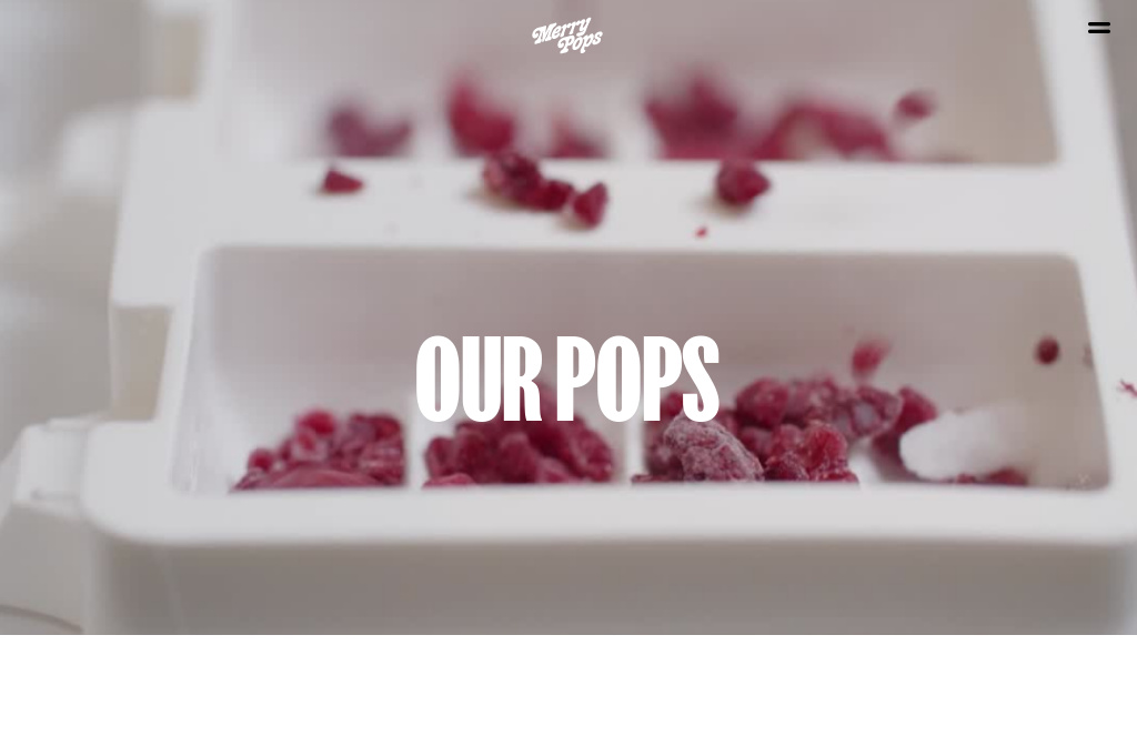 Merry Pops Our Flavours