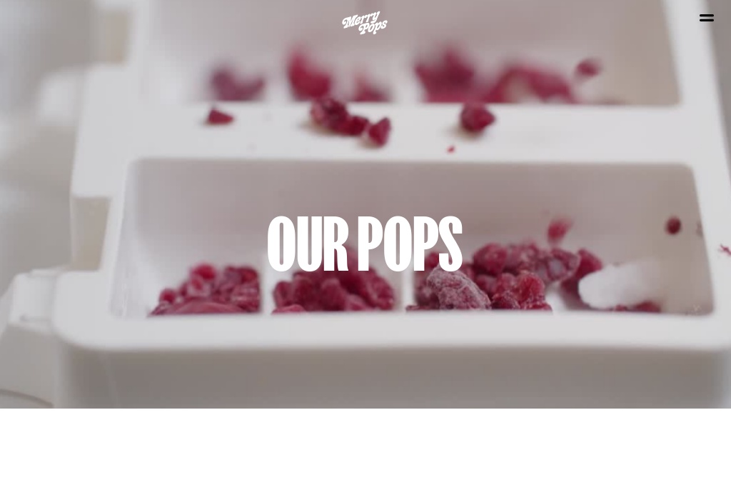 Merry Pops Our Flavours