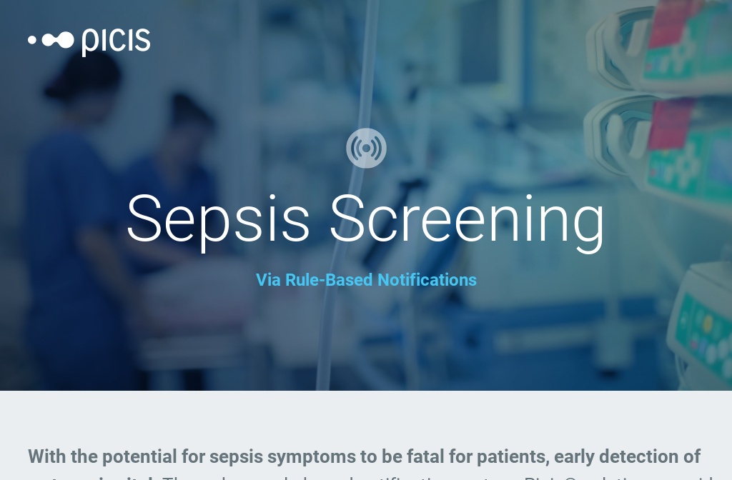 Sepsis Screening: Rule-Based Notification System for Hospitals