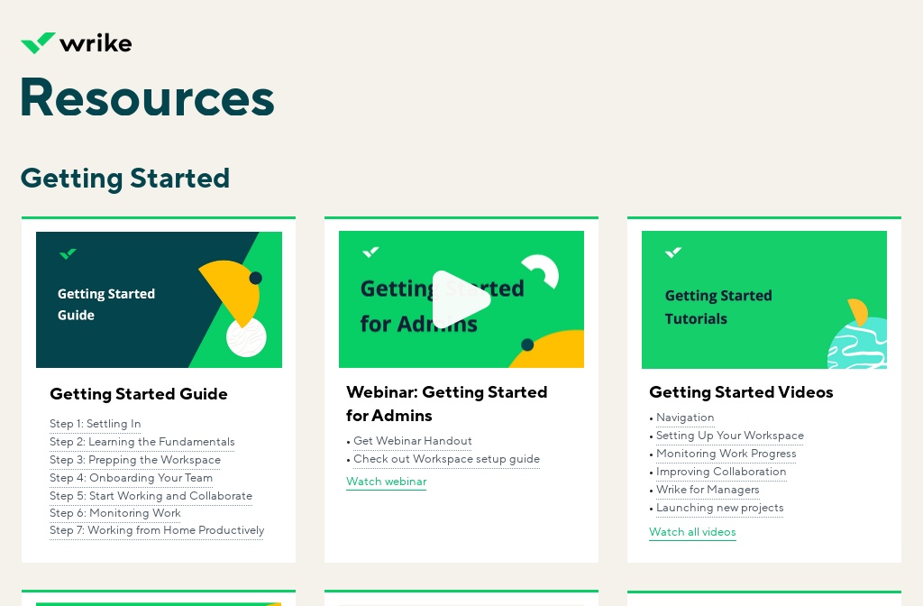 Wrike Resources