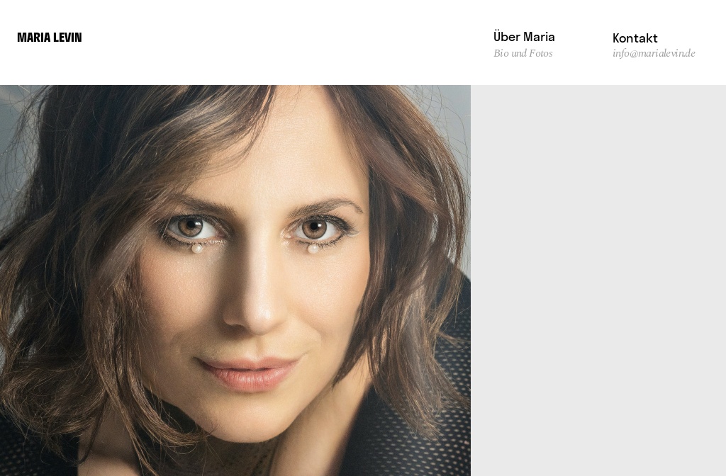 Maria Levin - offizielle Webseite