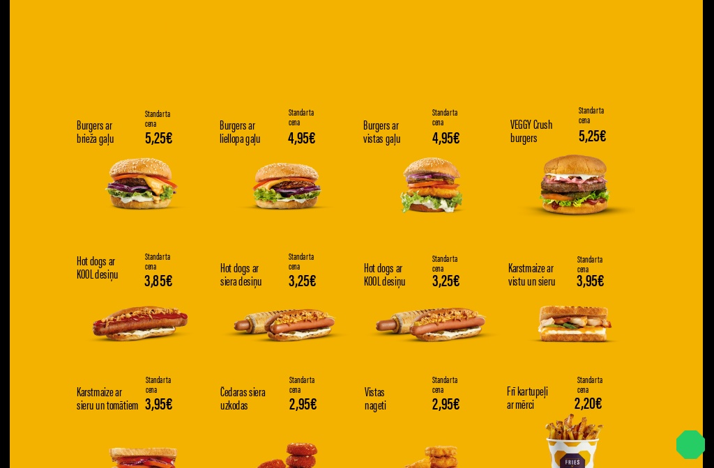 KOOL • Degvielas uzpildes stacijas — KOOL Menu