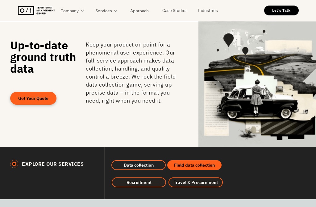 TSMG - Your expert data collection partner — Field data collection