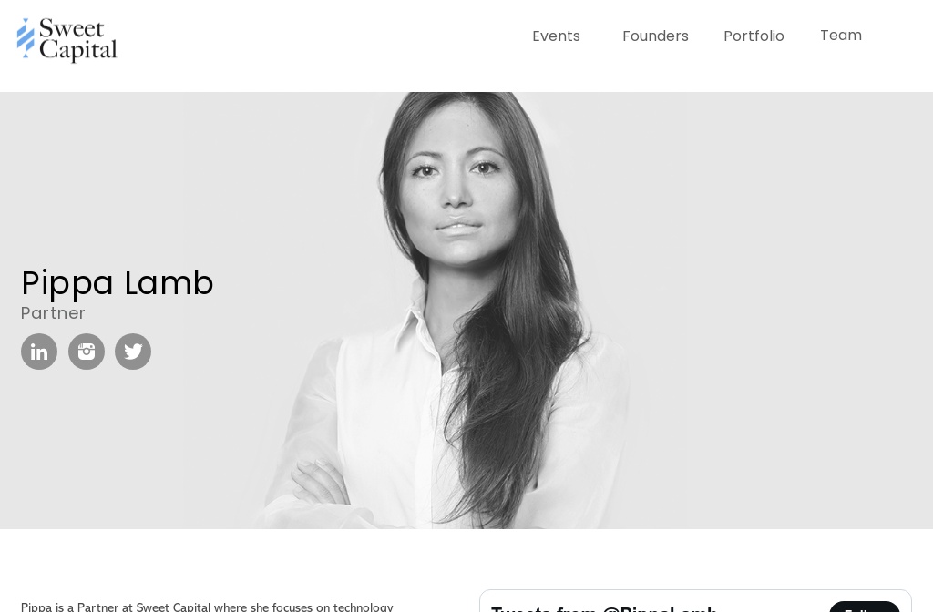 Sweet Capital Team - Pippa Lamb