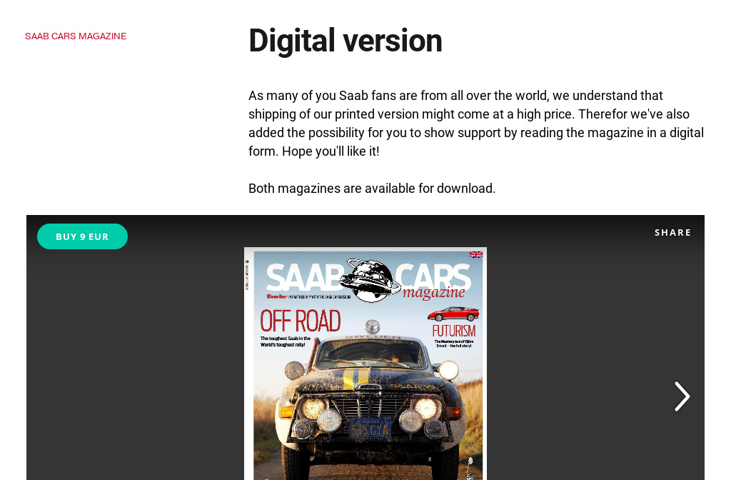 Saab Cars Magazine — Digital version