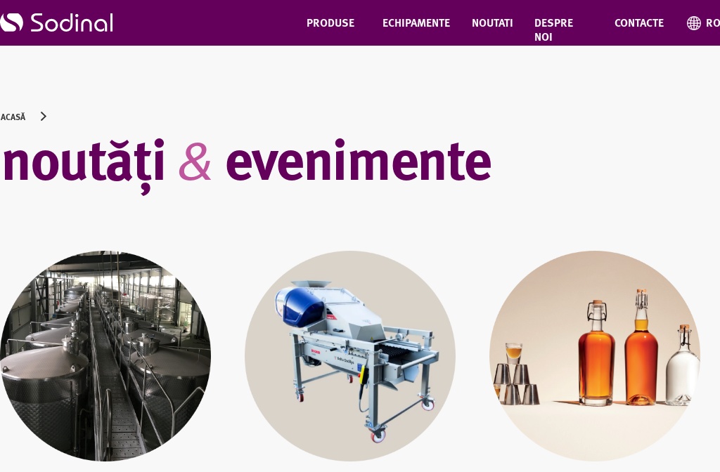 Sodinal - Enologie și vinificație — Noutăți & Evenimente