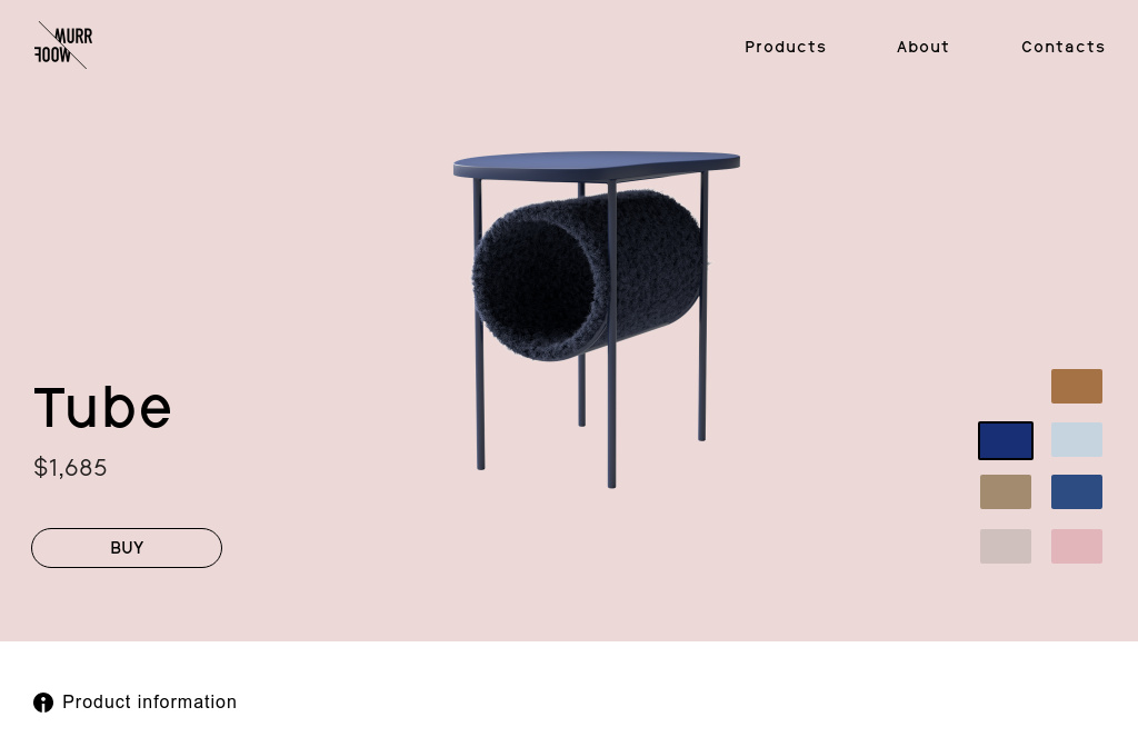 MURR AND WOOF — Tube | Navy