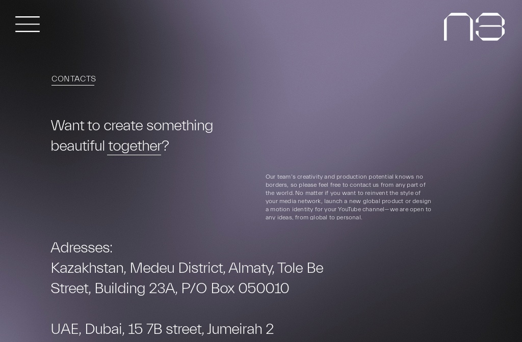 N3 Design — Contacts