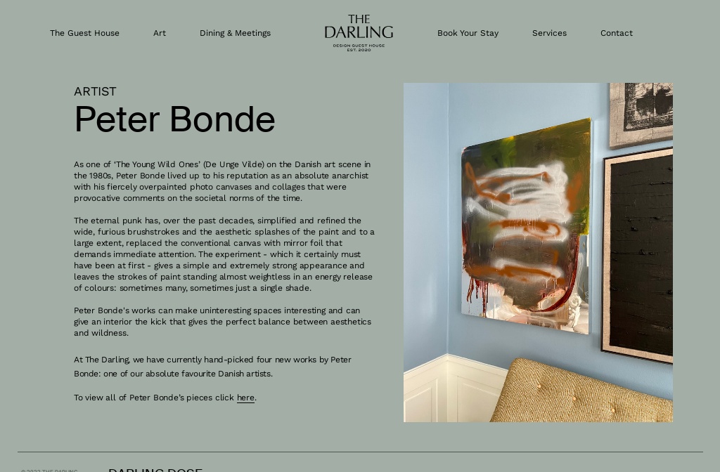 The Darling — Artist: Peter Bonde