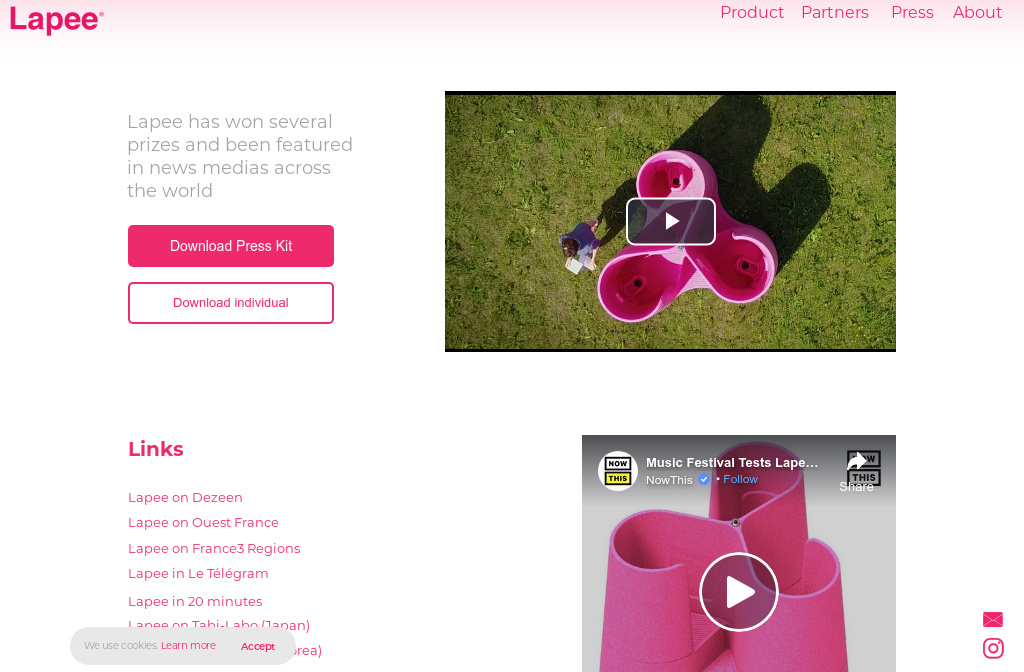 Lapee - The female urinal — Press