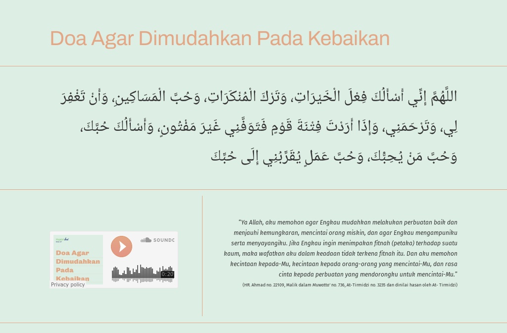 Majalah HSI Edisi 37 — Doa