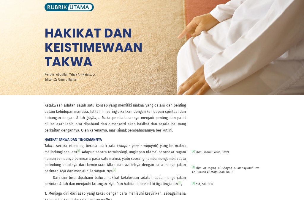 Majalah HSI Edisi 54 — Rubrik Utama 1