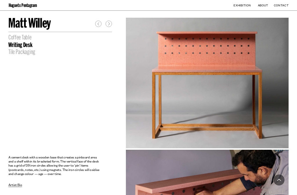 Huguet X Pentagram — Matt Willey