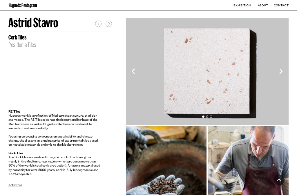 Huguet X Pentagram — Astrid Stavro Huguet X Pentagram — Astrid Stavro
