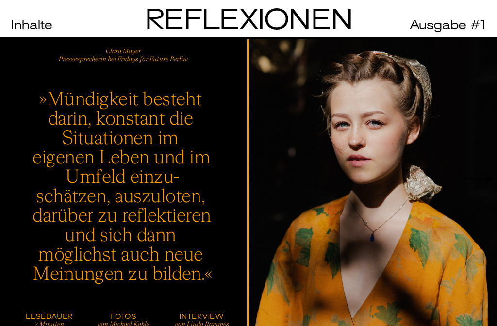 FURORE – Magazin für Klimagerechtigkeit — Interview mit Clara Mayer