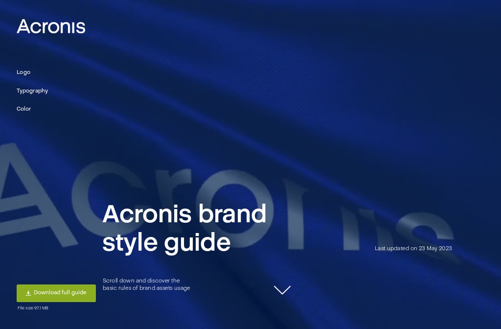 Acronis brand style guide