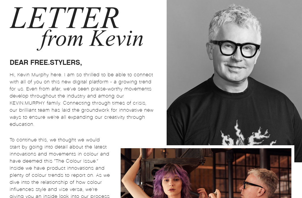 FREE.STYLER no19 — Letter From Kevin
