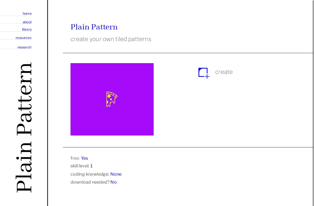 Creativity With AI Plain Pattern