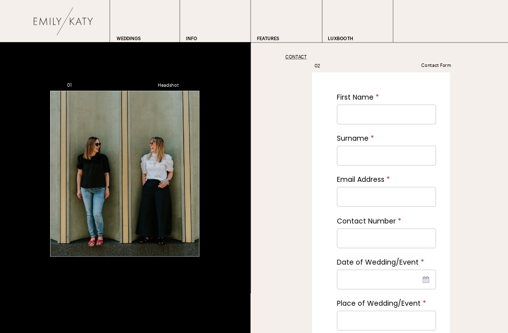 Emily/ Katy — Contact
