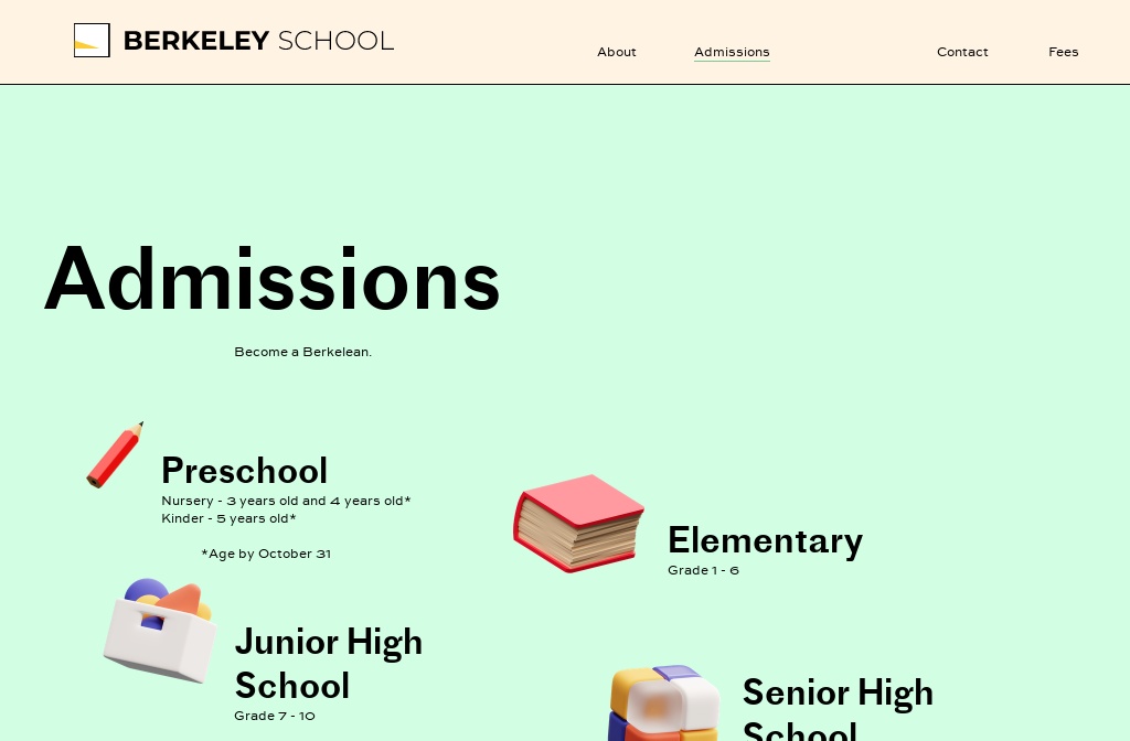 Berkeley School Admissions