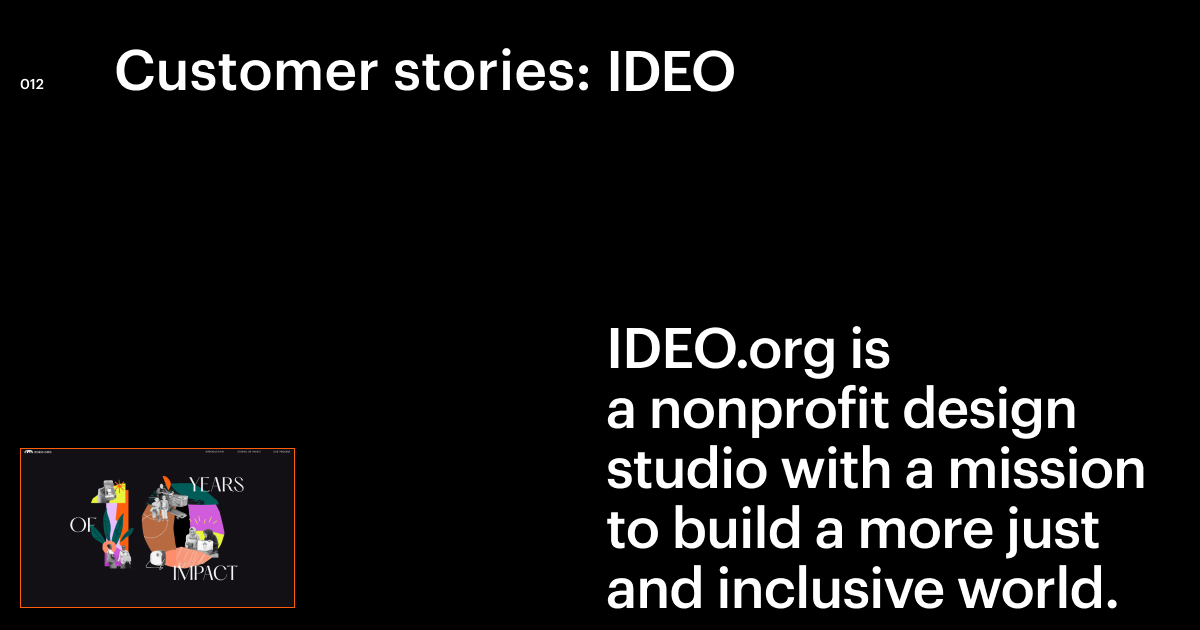 Customer stories: Ideo.org