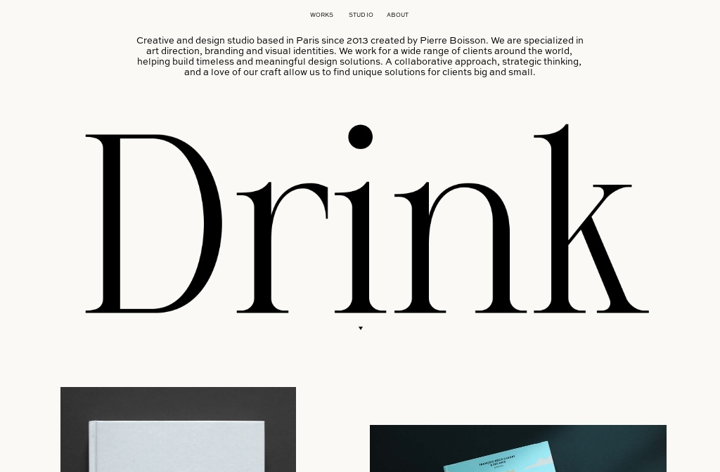 Drink Studio — Creative studio & art direction